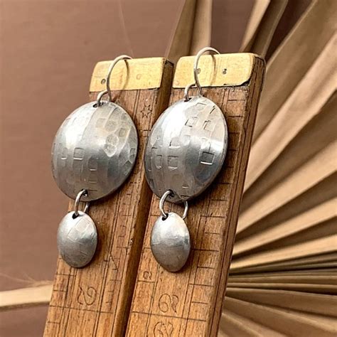 Pewter Earrings Etsy