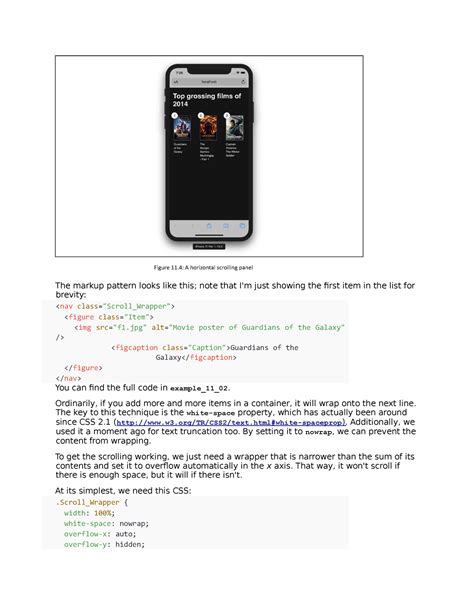 Creating Horizontal Scrolling Panels The Markup Pattern Looks Like This Note That I M Just