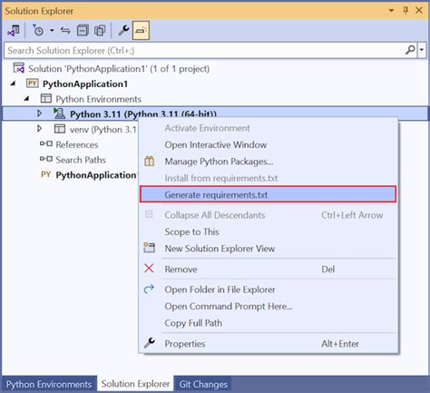 Управление зависимостями пакетов Python Visual Studio Windows Управление зависимостями пакетов Python Visual Studio Windows