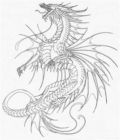Scary Sea Serpent Coloring Pages