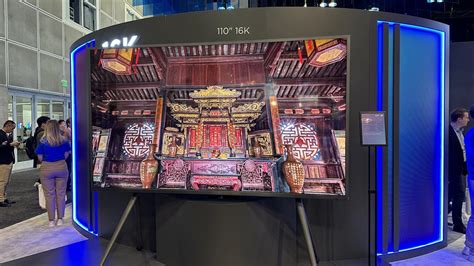 Boe Revela O Primeiro Monitor Com Resolução De 16k Do Mundo