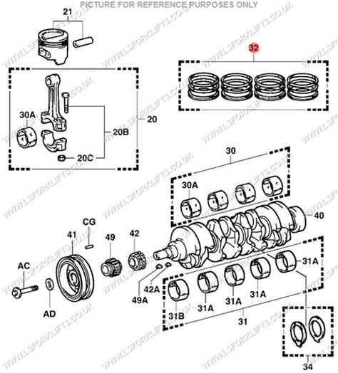 Toyota 4y Piston Ring Set Ls6085 Lsfork Lifts