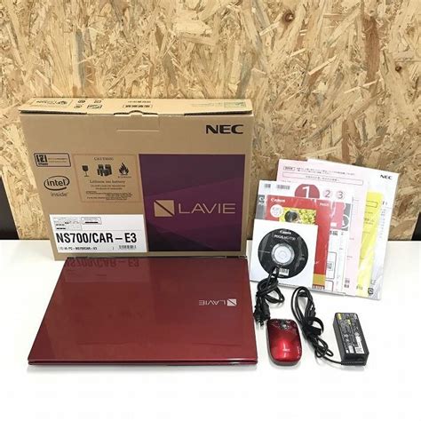 Lavie 【中古】nec Lavie エヌイーシー ラヴィ ノートパソコン Ns700 レッド系 156型 Jggz サカイの