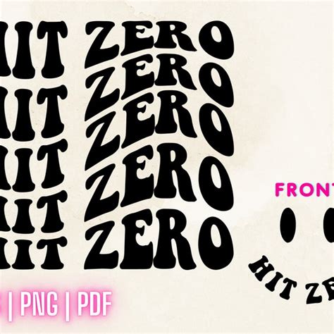 Hit Zero Cheer Shirt Etsy