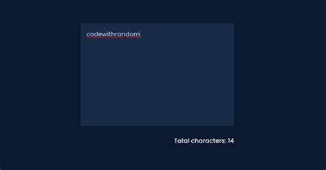 Word Character Count Using HTML JavaScript Source Code