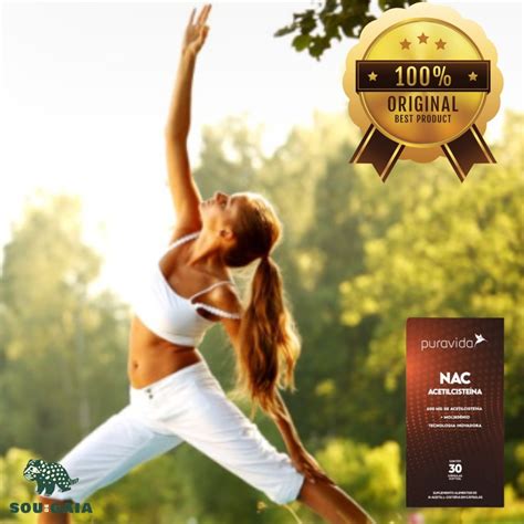 Nac Acetilcisteína 600mg Molibdênio 30softgel PuraVida SOU DE GAIA Sua essência conectada