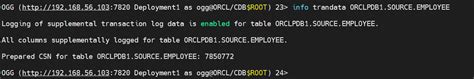 Oracle Goldengate 21c Auto Capture Of Tables Oracle Scn