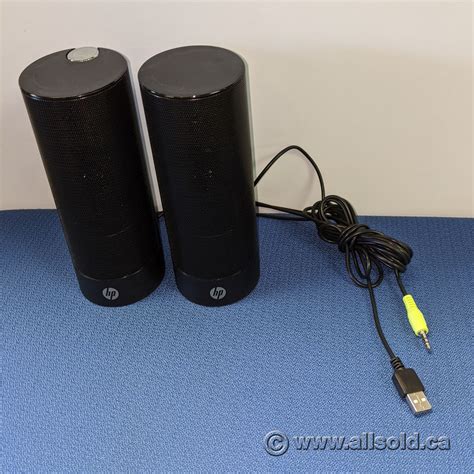Hp Usb Business Computer Speakers V2 Allsoldca Buy And Sell Used