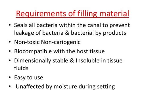 Root End Filling