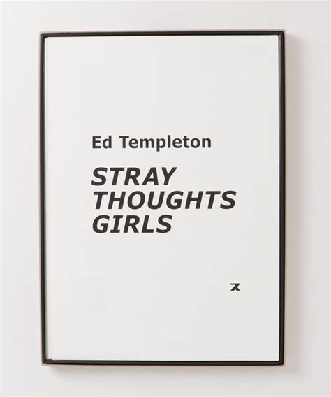 Ed Templeton Stray Thoughts Girls Boxset ※サイン、エディションナンバー入り（ポスター アート
