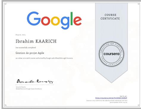 Ibrahim Kaarich On Linkedin Im Thrilled To Have Earned The Gestion