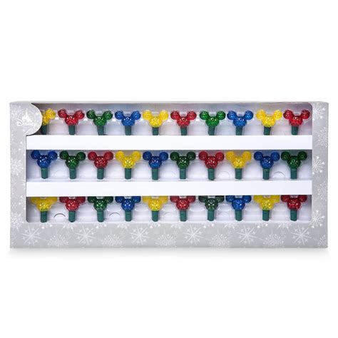 Your Wdw Store Disney String Lights Mickey Mouse Icons Multicolor