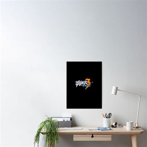 Abbildung Des Honkai Impact Logos Poster Von Monalisa1334 Redbubble
