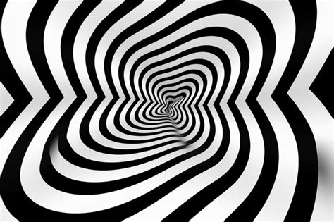 Optical Illusion Effect Background Premium Ai Generated Image