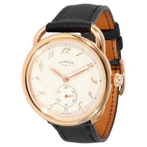 Hermès Arceau Ecuyere Ar6670221mn0 Unisex Watch In 18kt Rose Gold