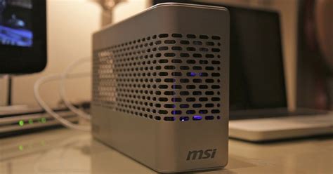 MSI GUS II External GPU Enclosure With Thunderbolt Hands On The Verge