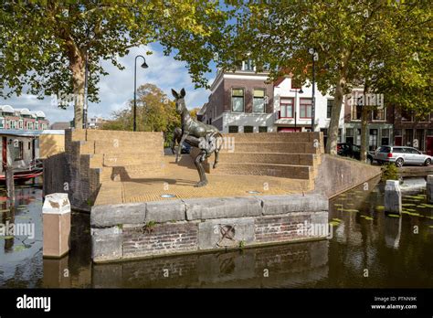 THE NETHERLANDS GOUDA OCTOBER 10 2018 Sculpture By Gijs Assmann Of