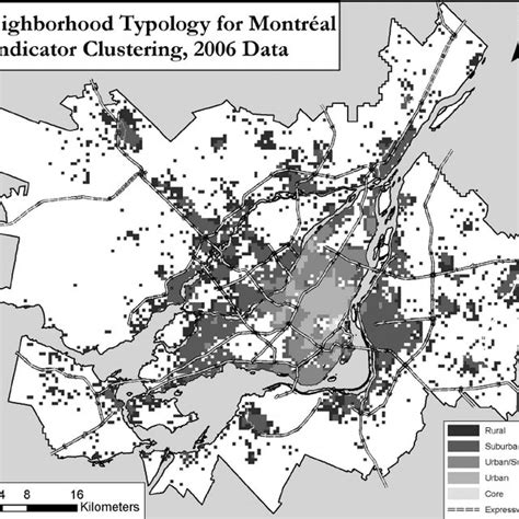 neighborhood typology for montréal five indicator clustering 2006
