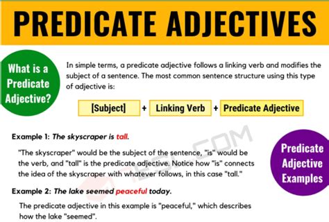 Improve Your Writing Attributive And Predicative Adjectives