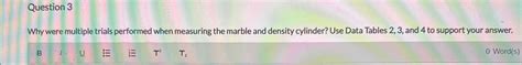 solved question 3why were multiple trials performed when