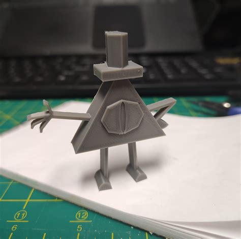 Mini Bill Cipher Statue Cipher Hunt Statue Gravity Falls Inspired