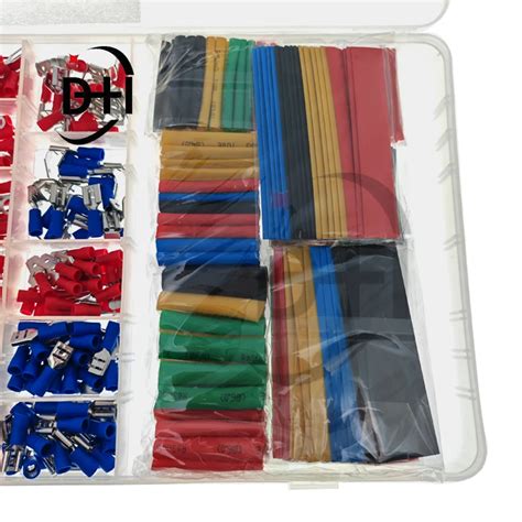 678pcs Cold Pressed Terminal Crimping Terminal 350p 328p Heat Shrink