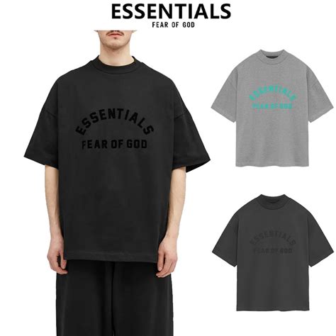 New เสื้อยืด Fear Of God Essentialsเอสเซนเชียล แท้100 เสื้อยืดแขน