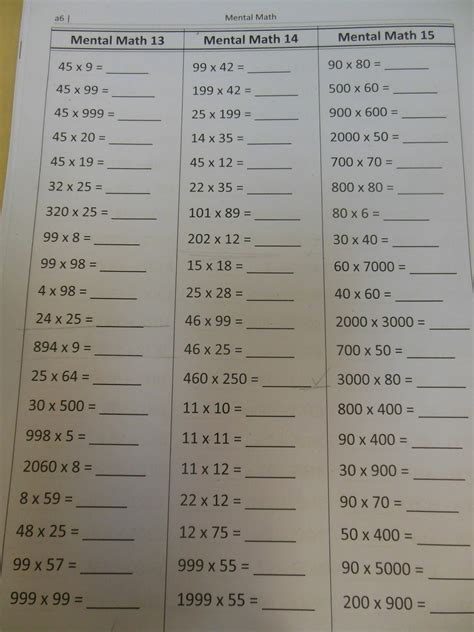 Growing Mental Math Skills Eclectic Homeschooling