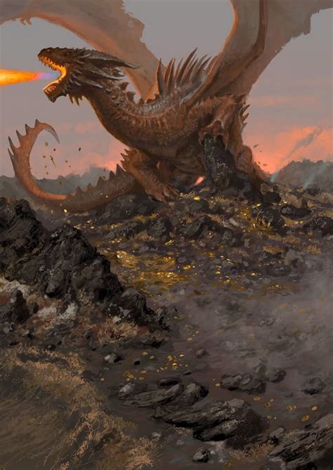 Volcanic Dragon, Andrea Piparo | Dragon artwork fantasy, Fantasy ...