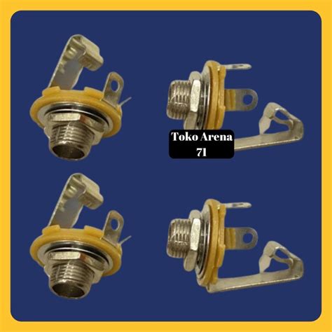 Jual Soket Socket Mic Pcb Mono Soket Socket Akai Mono Besi Shopee