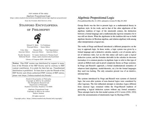 friends of the sep society preview of algebraic propositional logic pdf