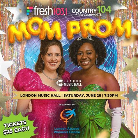 Mom Prom 2025 A Night To Remember London Music Hall 28 June 2025
