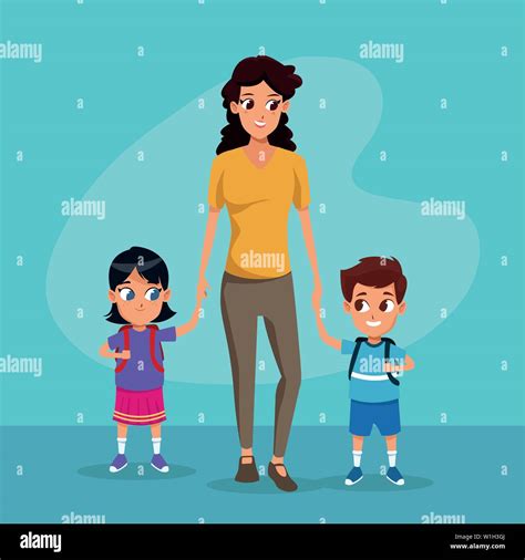 The First Day Of Class Stock Vector Image And Art Alamy