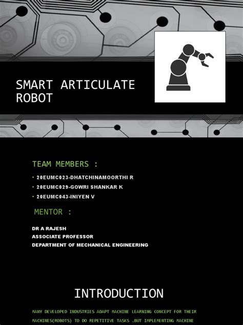 Smart Articulate Robot Pdf Robot Robotics Smart Articulate Robot Pdf Robot Robotics
