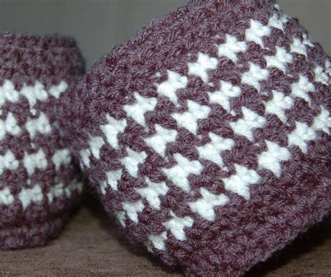 Crochet Pattern Houndstooth Boot Cuffs W Permission To Sell Etsy
