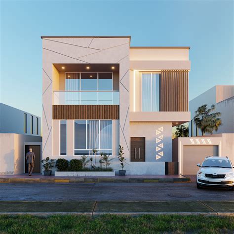 Villa Elevation On Behance