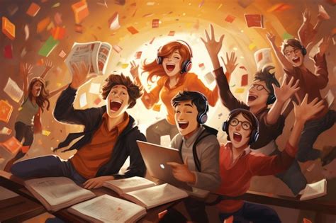 Premium Ai Image A Gathering Of Individuals Seated Together In The