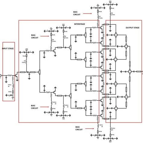 Schematic For 3 Stage 8 10 Ghz Pa Design Download Scientific Diagram
