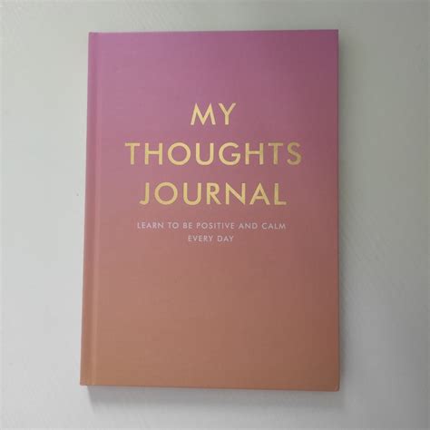 My Thoughts Journal Hobbies And Toys Stationery And Craft Other