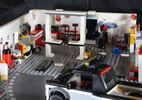 Lego Garage Moc 2 Lego Speed Champions Lego Cars Legos