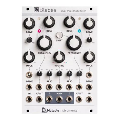 Mutable Instruments Blades Manual Pdf Download Manualslib