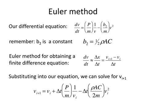 Ppt Modeling Motion Subject To Drag Forces Powerpoint Presentation