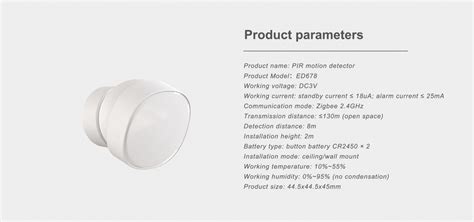 Pir Motion Sensor Ed678 Innopro