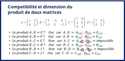 OPÉRATIONS SUR LES MATRICES