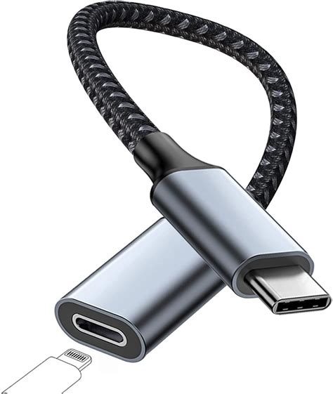 Amazon.com: USB C to Lightning Audio Adapter for iPhone 16 15 Pro Max ...