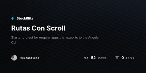 Rutas Con Scroll Stackblitz