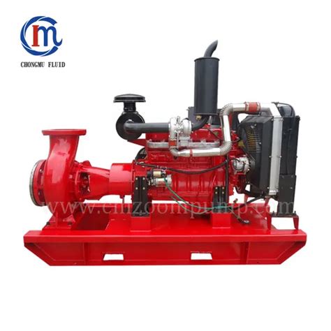 Fire Fighting Horizontal Electric End Suction Centrifugal Water Pump