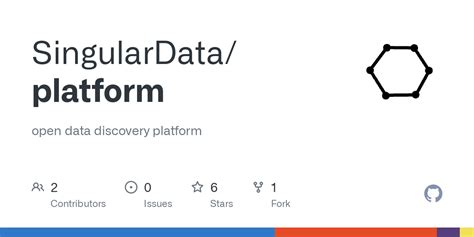 Github Singulardataplatform Open Data Discovery Platform