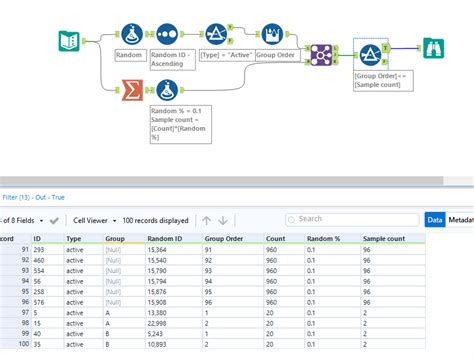 Solved Skip Records On Random Tool Sampling Alteryx Community