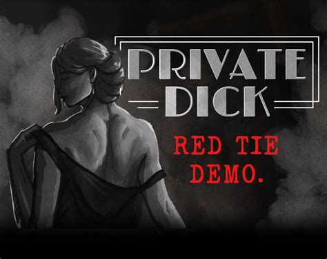 Private Dick Red Tie Demo By Cisco Donovan
